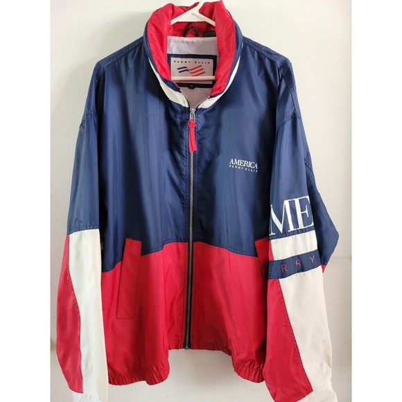 Perry Ellis | Jackets & Coats | Vintage 98s Perry Ellis America ...